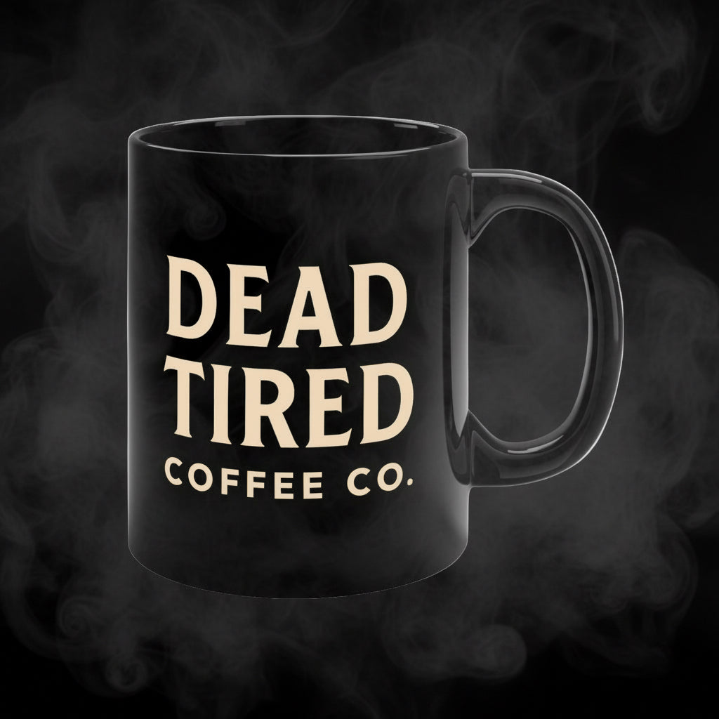 Dead Tired Coffee Co. Logo Mug – Dead Tired Coffee Company